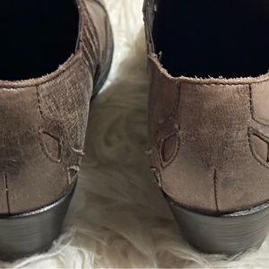 Born | Shoes | Born Amibeth Brown Leather Wingtip Comfort Block Heel ...